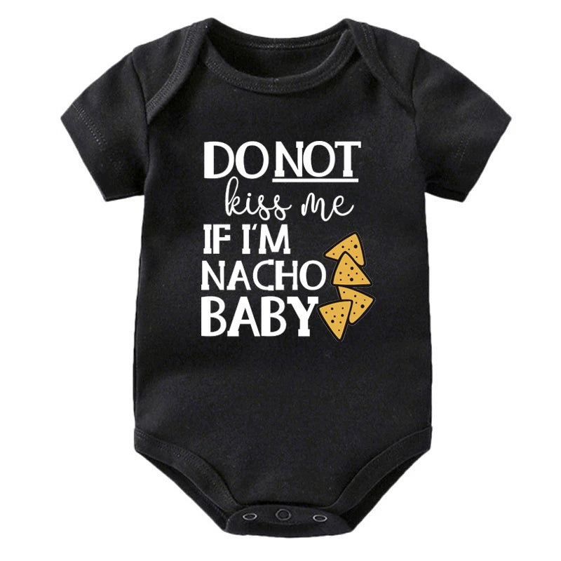 Do Not Kiss Me If I'm Nacho Baby Onesie for Baby Boys & Girls – Bitsy ...