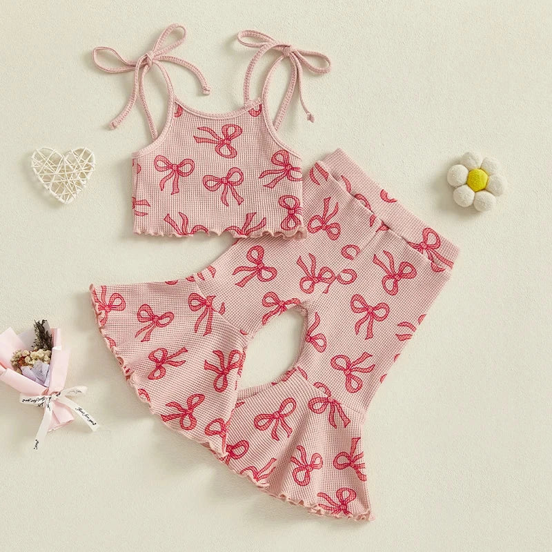 Groovy Gabby Bell Bottoms Outfit for Baby & Toddler Girls – Bitsy Bug ...
