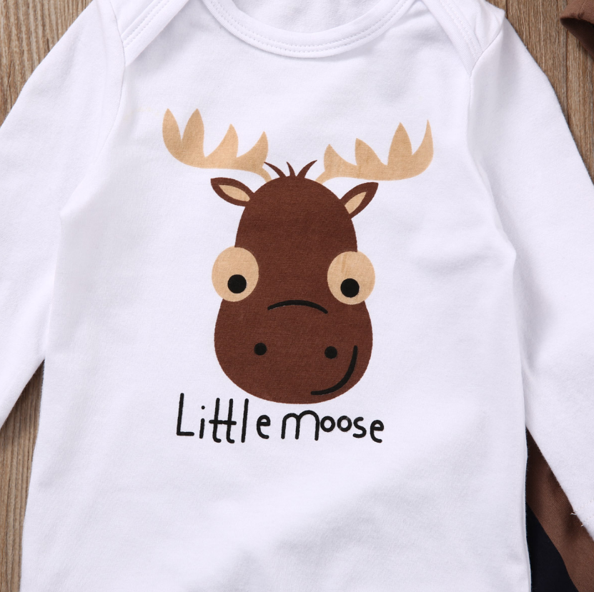 Little Moose Striped Outfit for Baby and Toddler Boys – Bitsy Bug Boutique