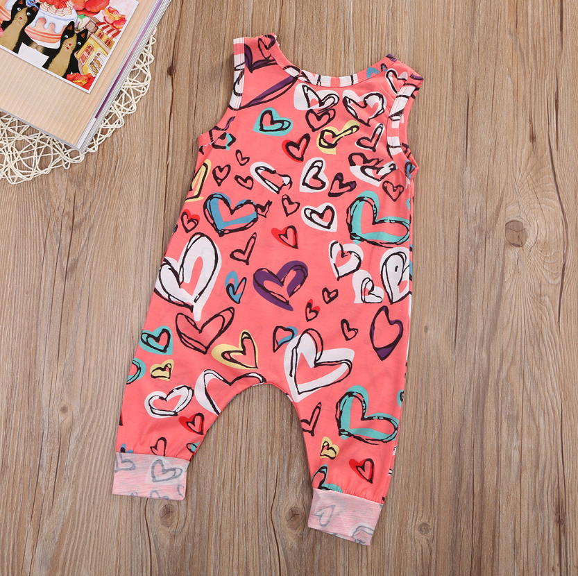 Love Heart Romper for Baby & Toddler Girls – Bitsy Bug Boutique