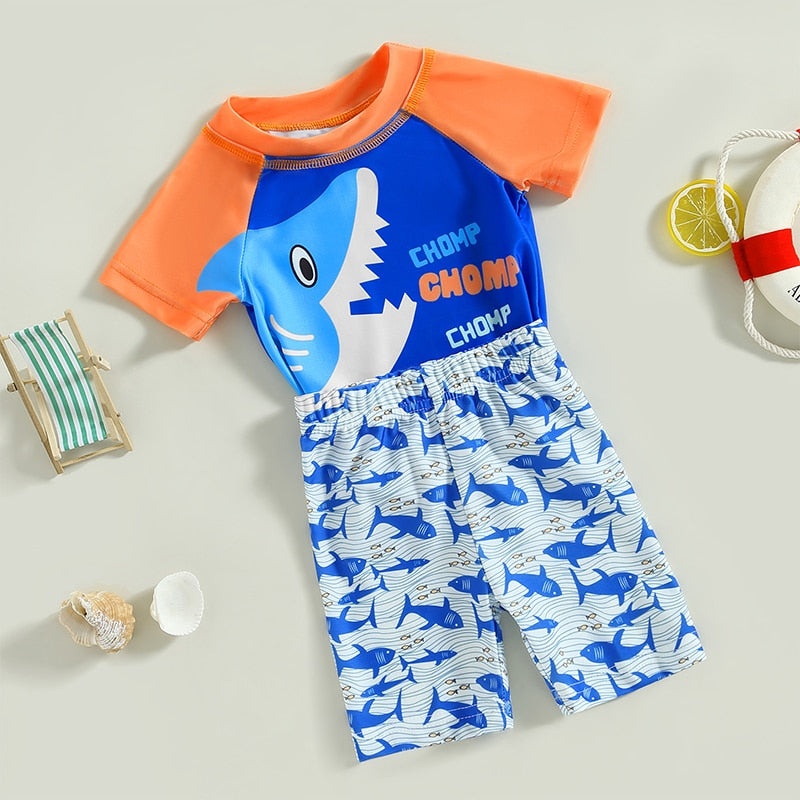 Chomp Shark Swim Set for Baby & Toddler Boys – Bitsy Bug Boutique