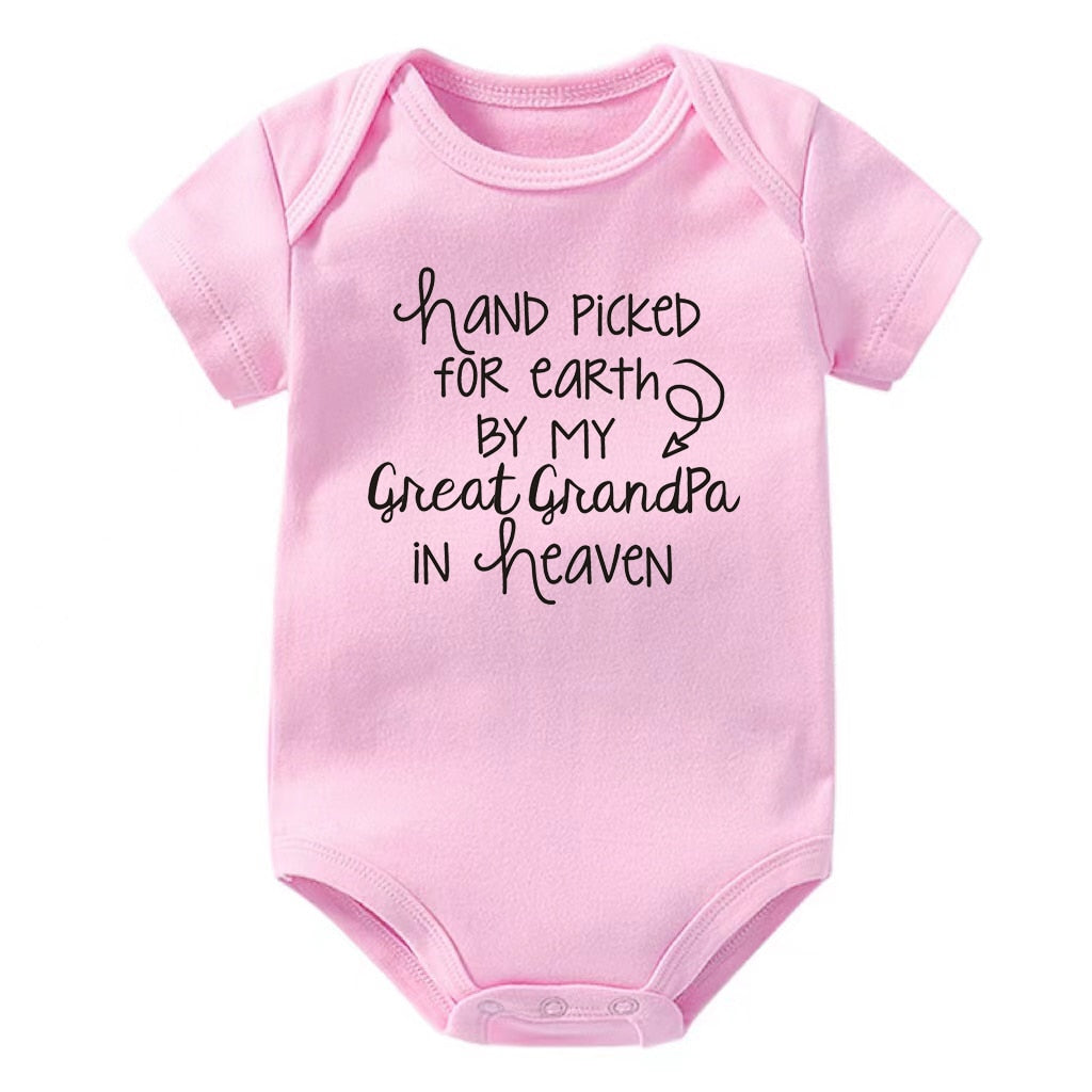 Hand Picked By My Great Grandpa Onesie (Multiple Colors) for Babies ...