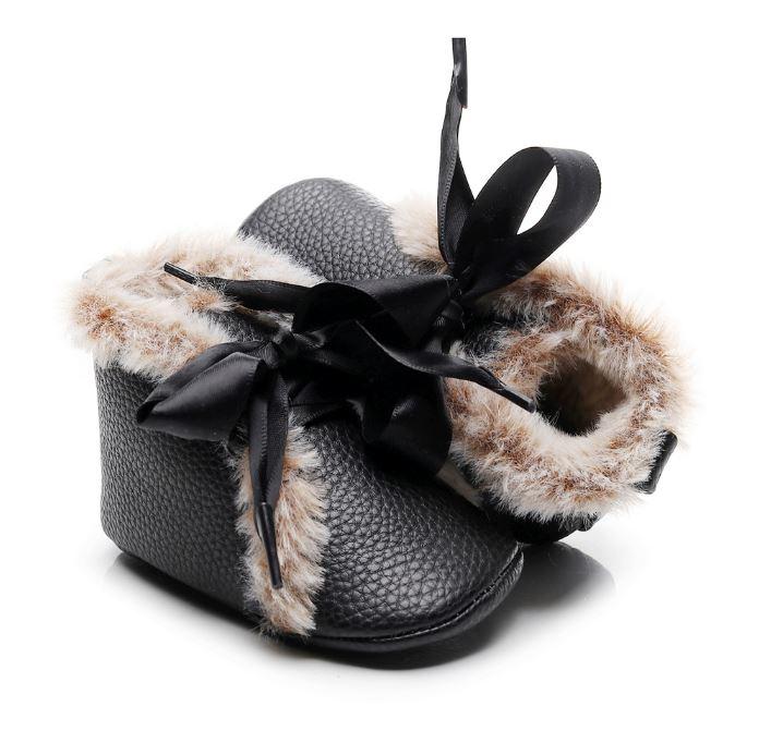 Plush Fur Booties (Multiple Colors) for Baby & Toddler Girls – Bitsy ...