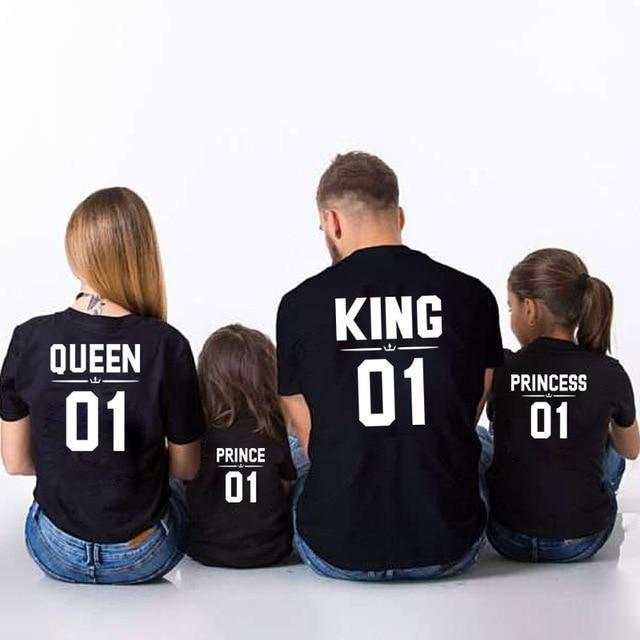 Royalty Family Matching T-Shirts for Mom & Dad & Boy & Girl – Bitsy Bug ...